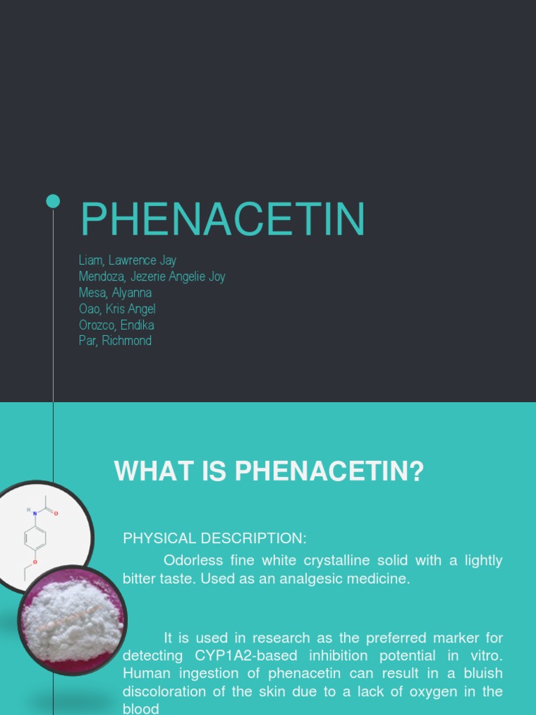 Phenacetin | PDF | Hypothermia | Blood