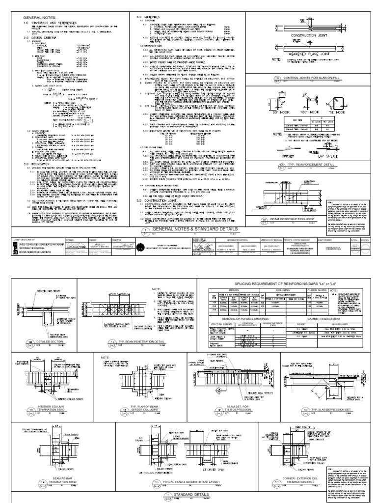 DPWH Common Design | PDF | Building Materials | Building Technology