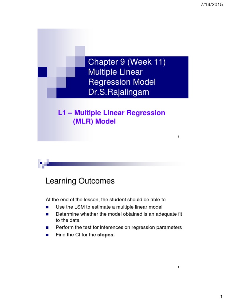 Chapter 09 W12 L1 Multiple Regression Analysis 2015 UTP C10 PDF | PDF ... Chapter 09 W12 L1 Multiple Regression Analysis 2015 UTP C10 PDF | PDF ...