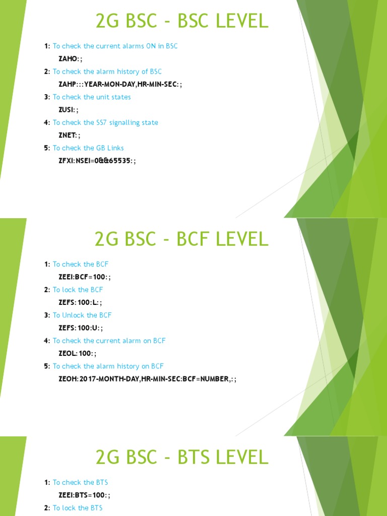 2g BSC - BCF Level | PDF | Technology & Engineering