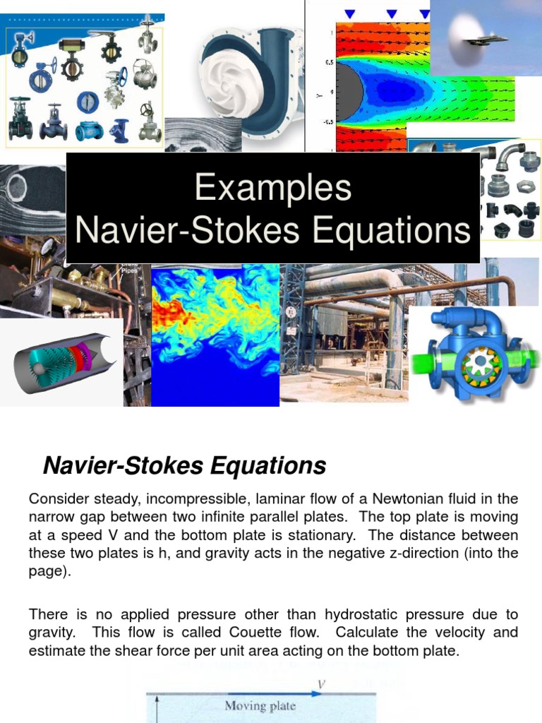 CEMI311 Navier-Stokes Examples | PDF | Navier–Stokes Equations | Fluid ...
