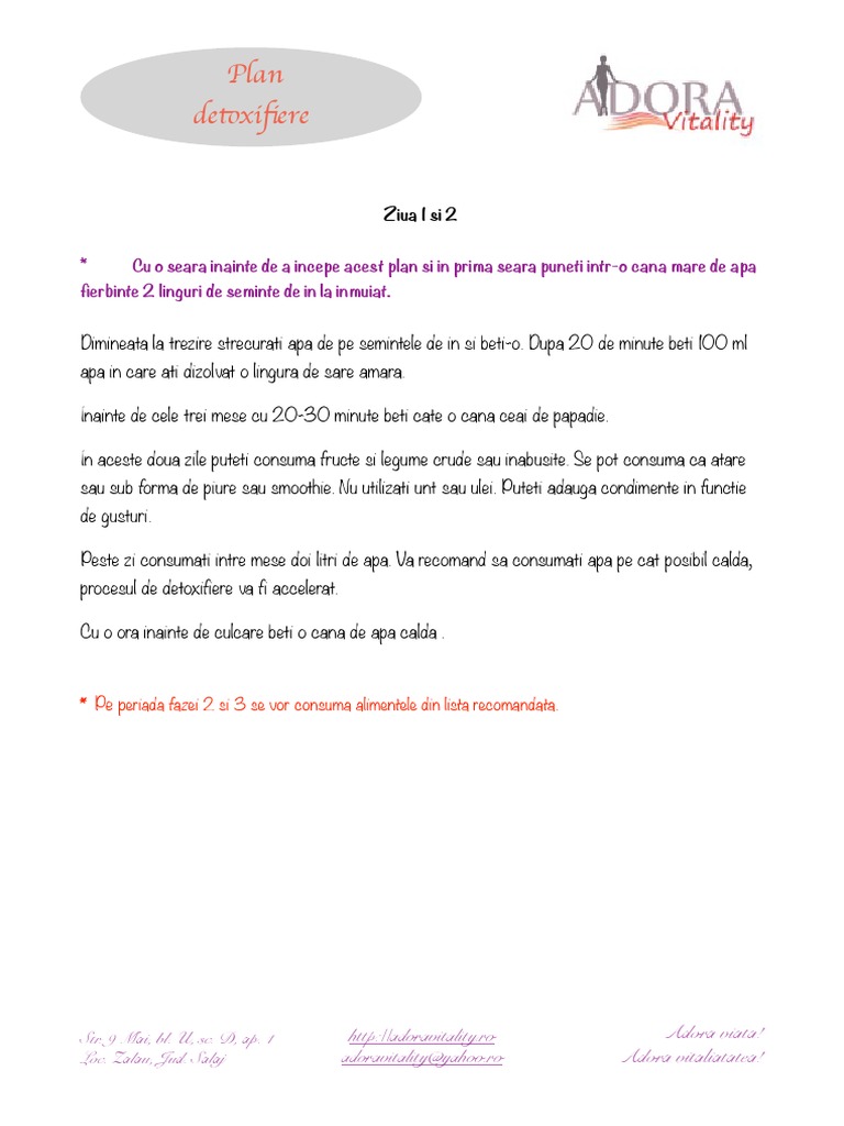 Three Phase Detoxification Plan Focusing on Parasite Removal, Liver ...