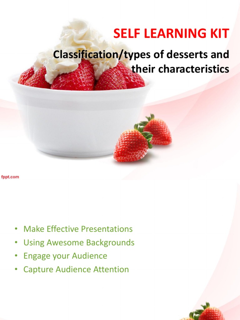 Self Learning Kit Dessert 2 | PDF | Career & Growth | Business