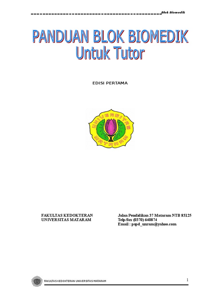Blok 2 Biomedik Pdf Sains Matematika