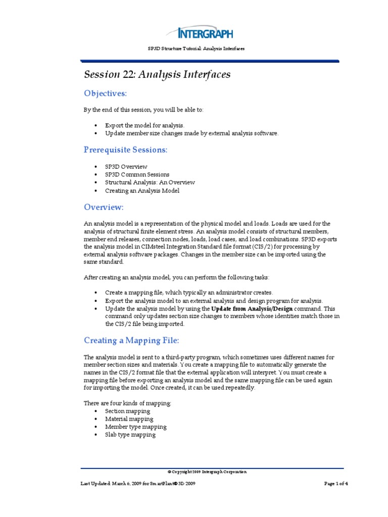 SP3D Structure | PDF | File Format | Computer File