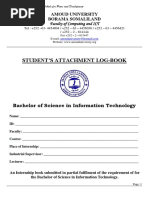 SINU Student's Industrial Attachment Logbook | PDF