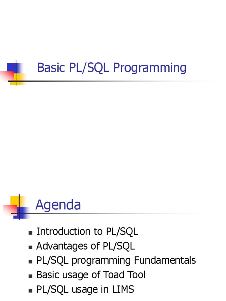 Basic PL-SQL | PDF | Pl/Sql | Subroutine