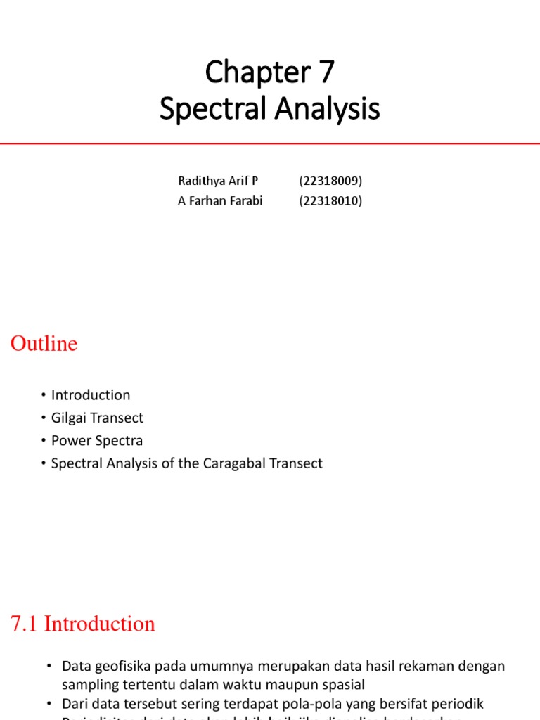 Spectral Analysis Kovarian | PDF | Spectral Density | Electronics