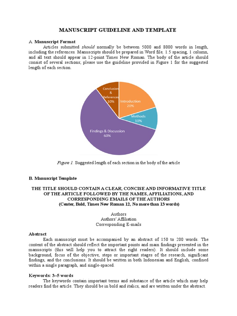 Manuscript Guideline and Template: Figure 1. Suggested Length of Each ...