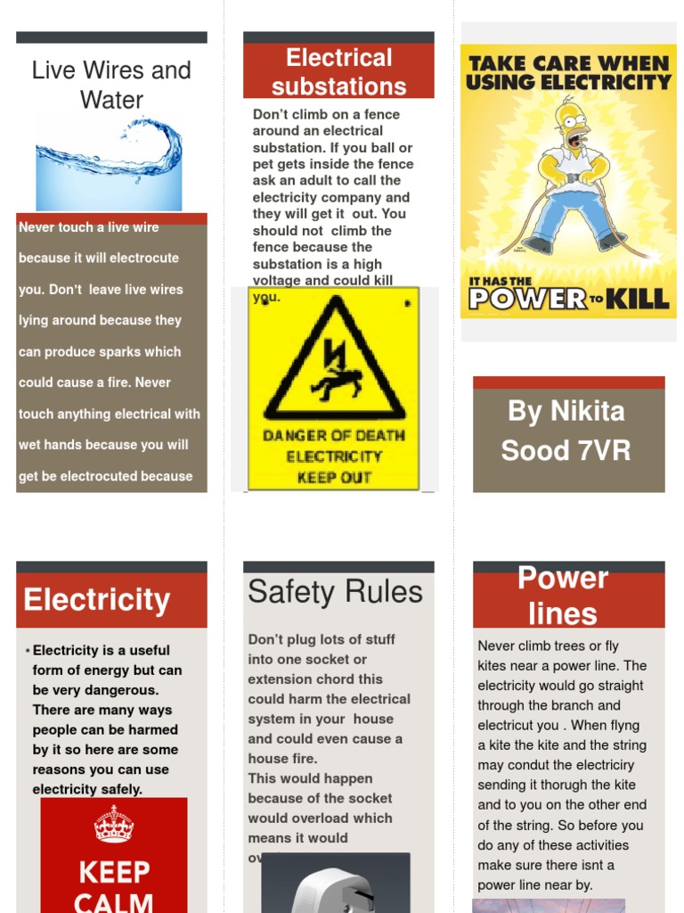 Science Electricity Safety | PDF | Electricity | Power (Physics)