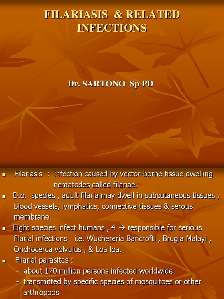 Understanding Lymphatic Filariasis: Etiology, Pathogenesis, Clinical ...