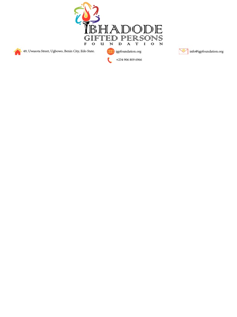 Igpf Letterhead | PDF