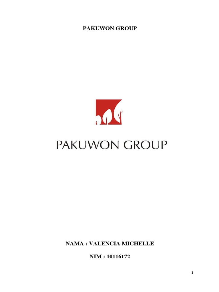 Profil dan Struktur Pakuwon Group | PDF