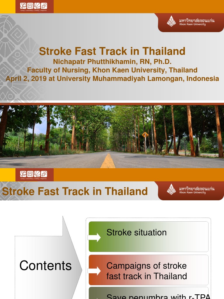 Stroke Fast Track in Thailand | Download Free PDF | Stroke | Bleeding