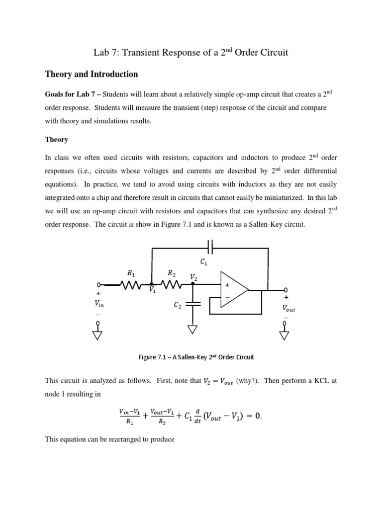 ECEN 214 Lab 7 | PDF | Electrical Network | Physics