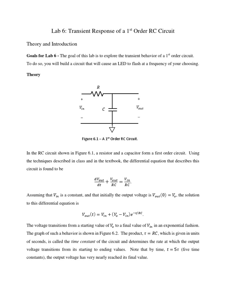 ECEN 214 Lab 6 | PDF | Operational Amplifier | Electronic Circuits