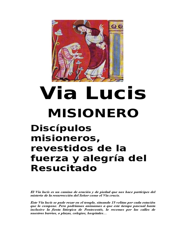 Via Lucis | PDF | María, madre de Jesús | La resurrección de Jesús