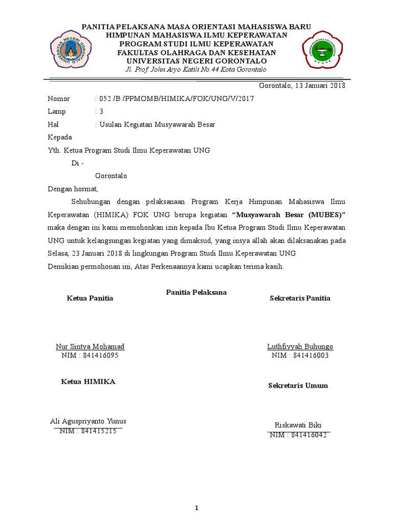 Proposal Ospek | PDF