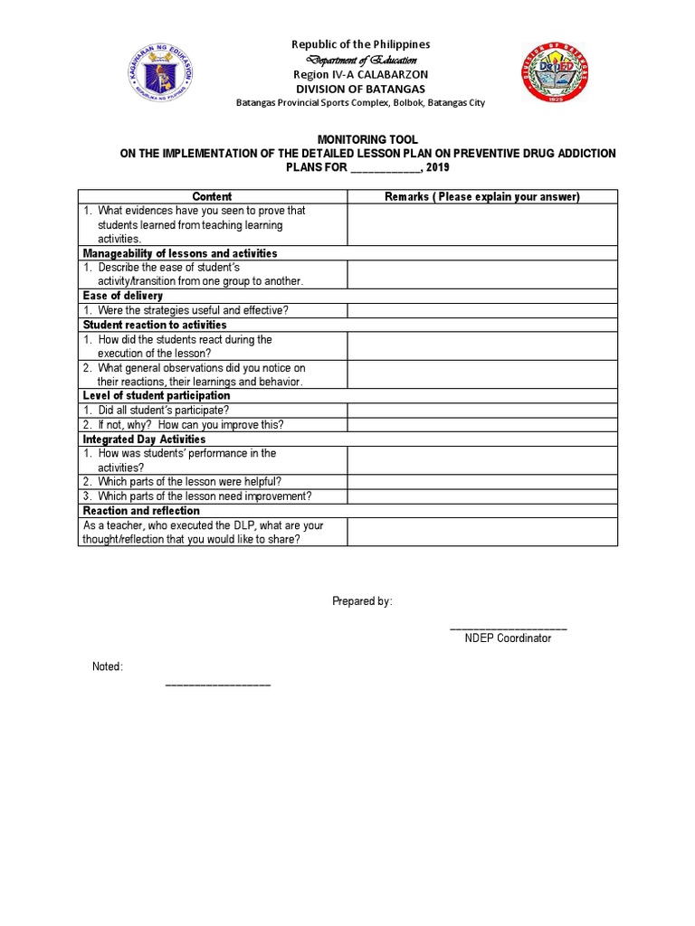 NDEP Monitoring Tool | PDF