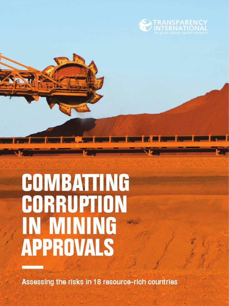 Combatting Corruption in Mining Approvals. | PDF | Mining | Corruption