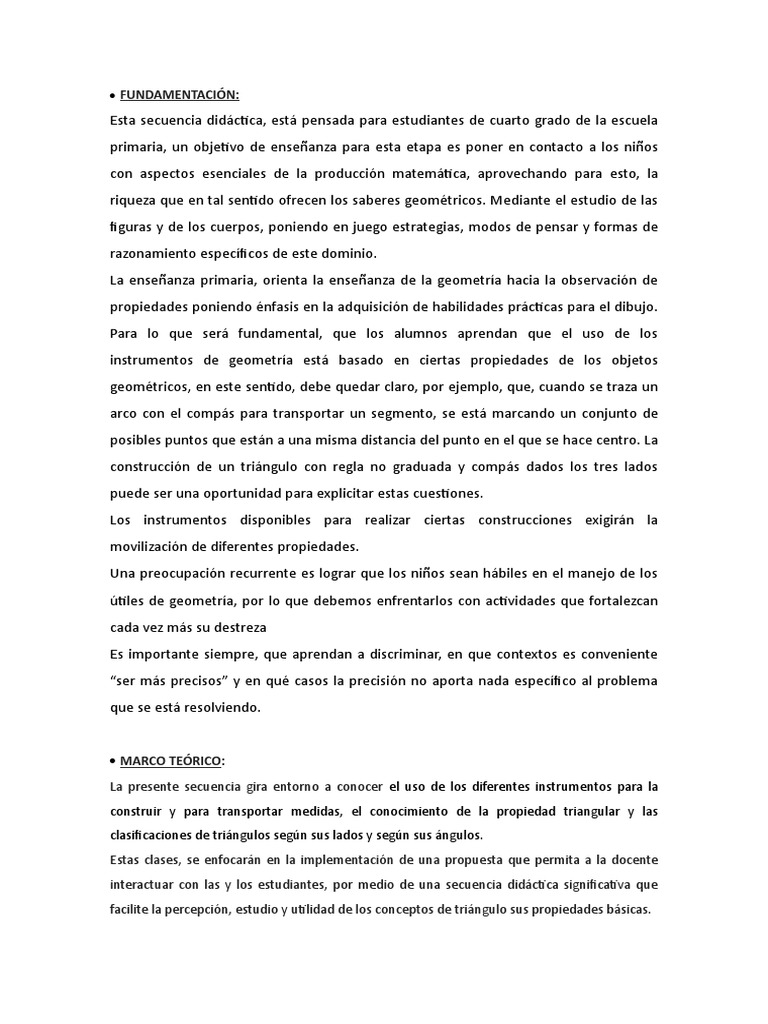FUNDAMENTACIÓN | PDF | Geometría | Maestros
