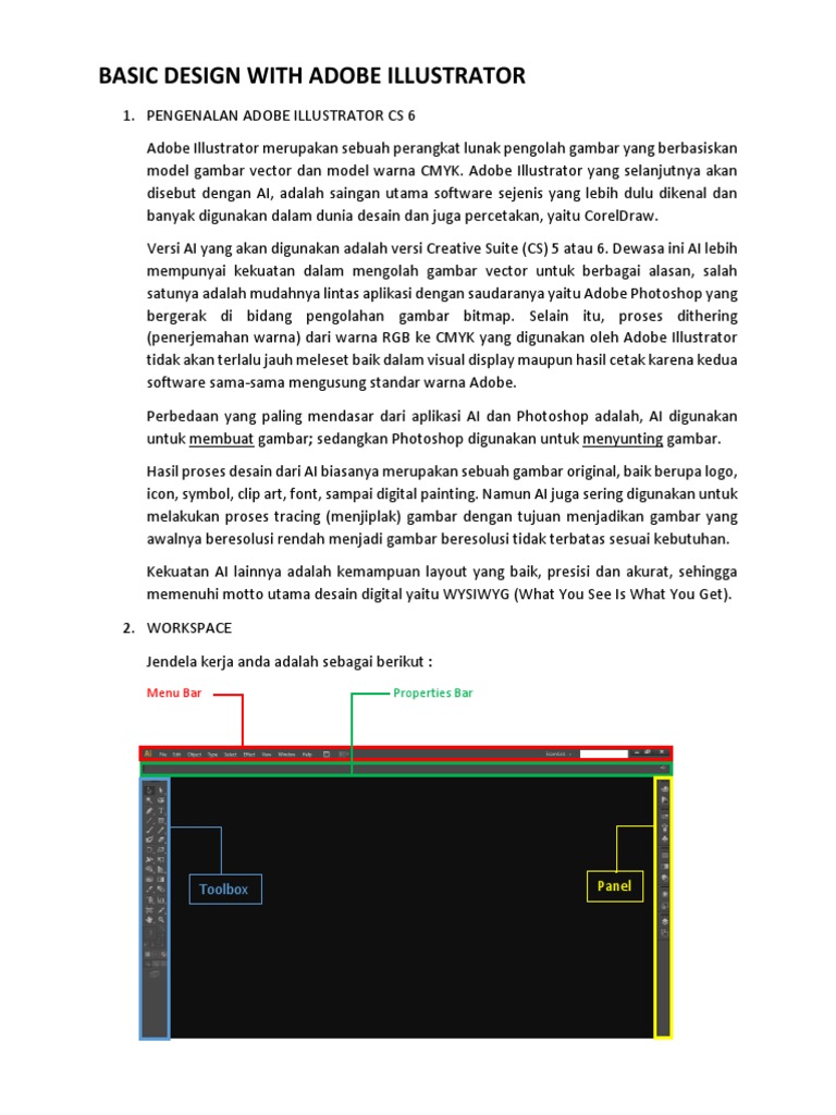 Handout Basic Design With Adobe Illustrator Pdf