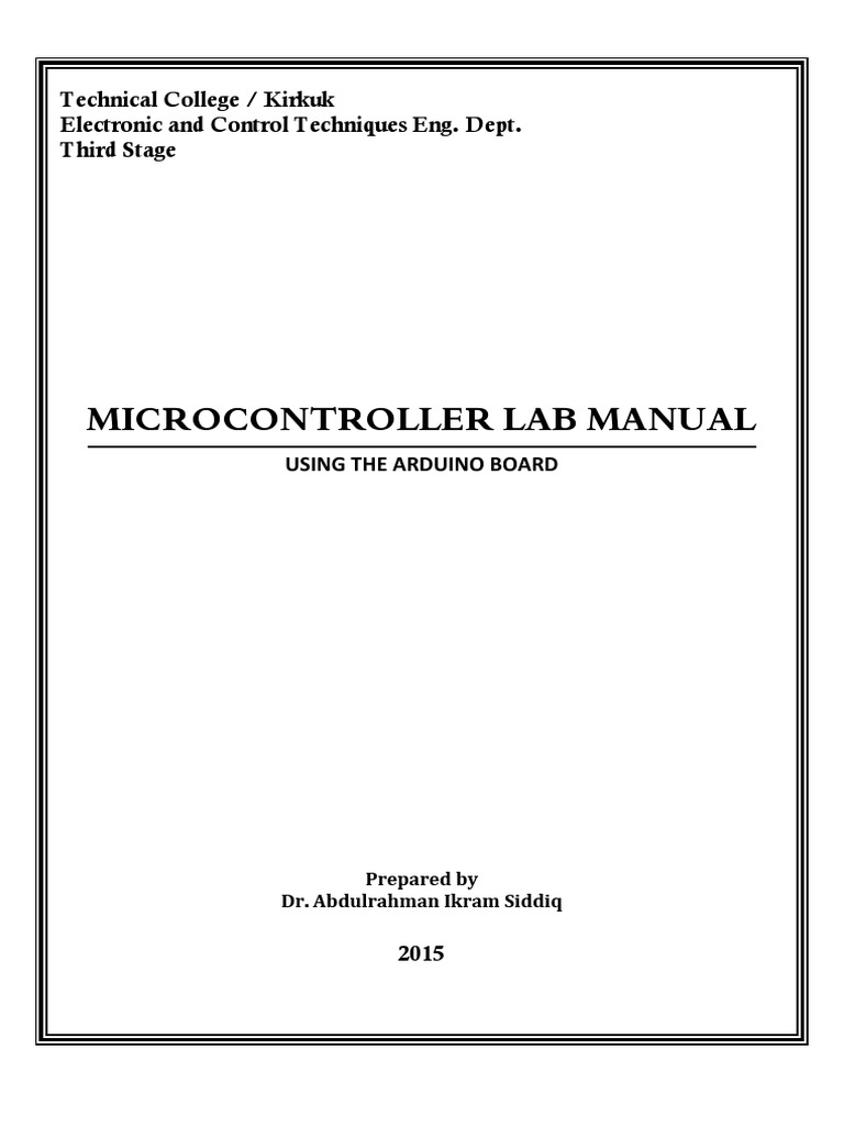 Arduino Lab Manual Pdf Pdf Arduino Celsius 