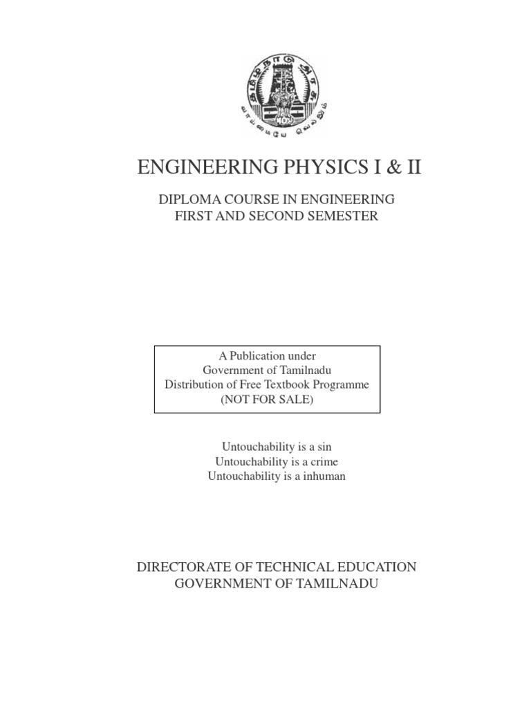 Engineering Physics | PDF | Torque | Heat