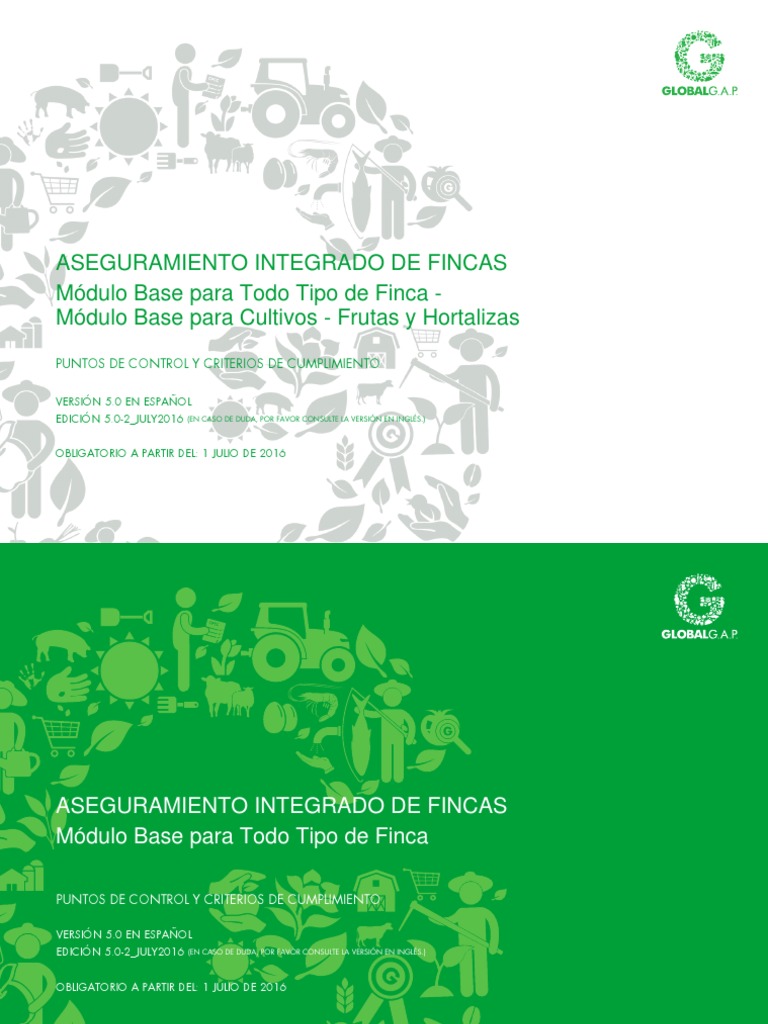 Norma Globalgap PDF | PDF | Análisis de Riesgo y Puntos Críticos de Control | Naturaleza