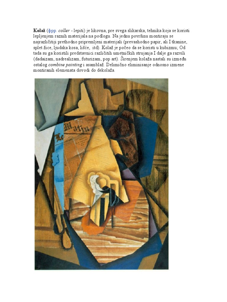 Kolaz | PDF | Collage | Modern Art