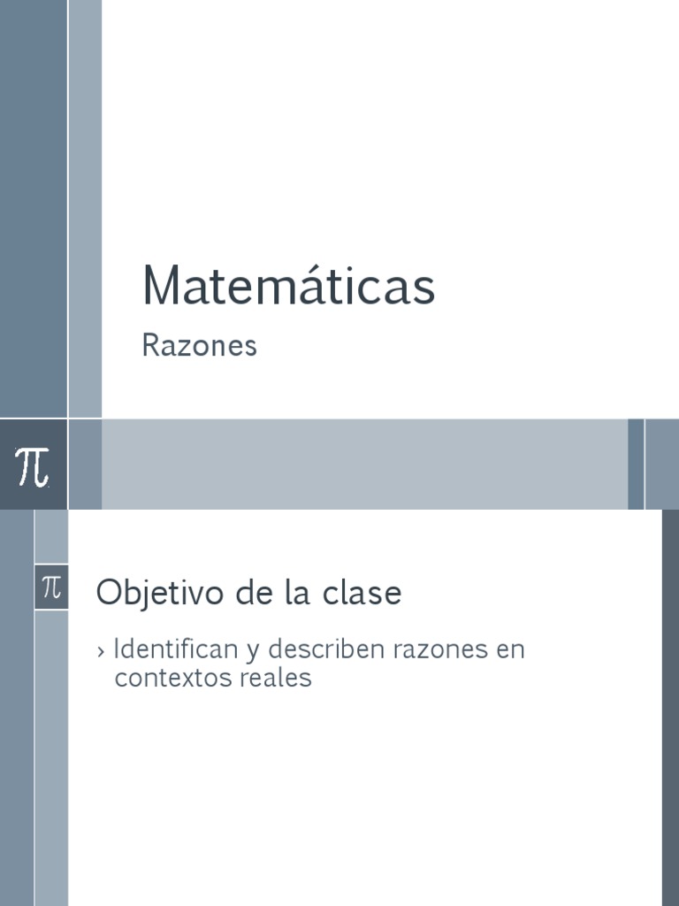 Razones Matemáticas 6º | PDF