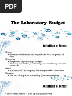 Laboratory Budget Handout | Capital Budgeting | Net Present Value