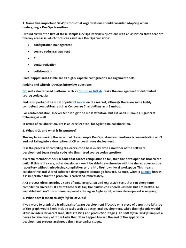 Devops Questions | PDF | Software Development | Automation