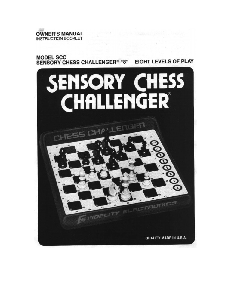 Chess Challenger 8 Us | PDF