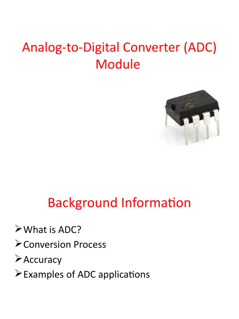 Analog-to-Digital Converter (ADC) | PDF | Analog To Digital Converter ...