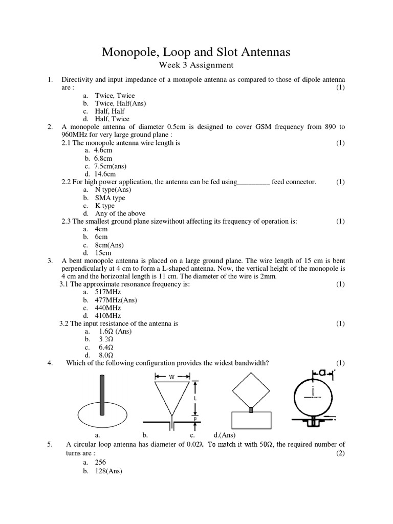 Assignment 3 Final | PDF | Antenna (Radio) | Broadcasting