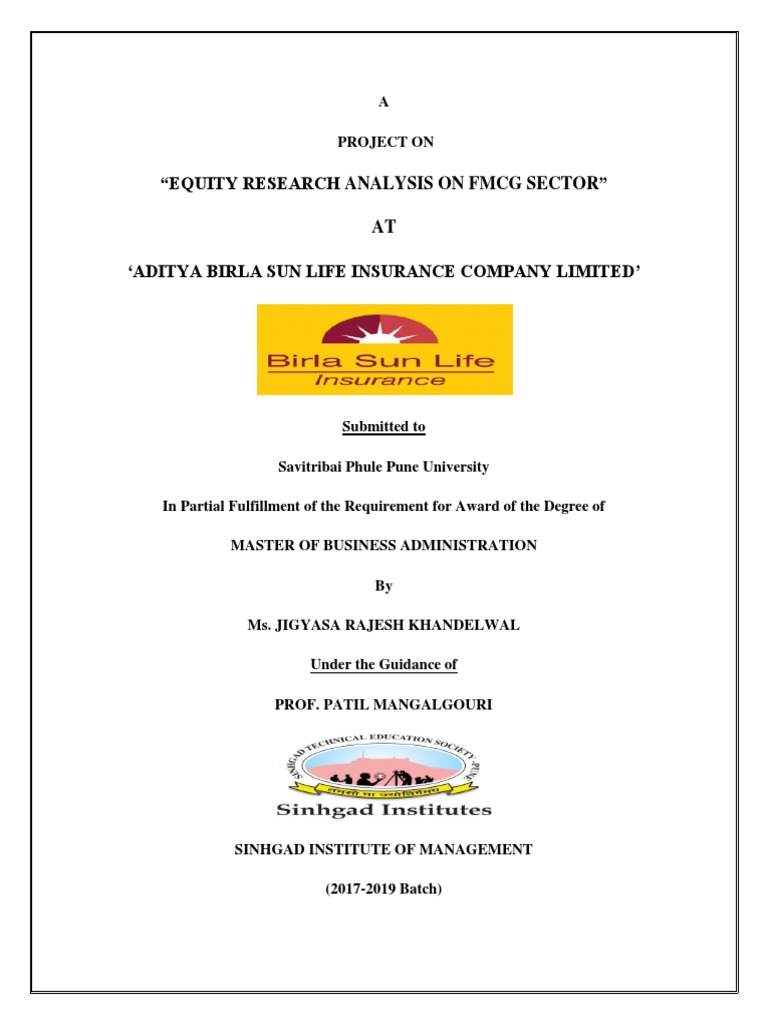 Final SIP Project PDF | PDF | Data Analysis | Investing