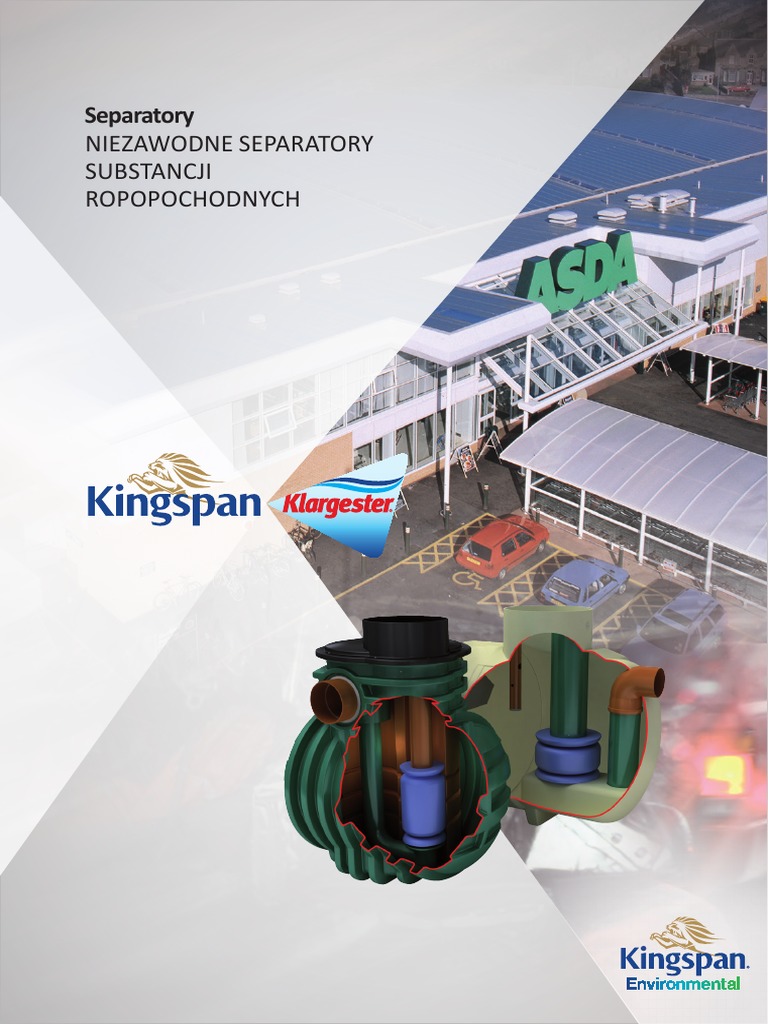 Separators Kingspan Klargester Brochure Poland Aug2015 | PDF