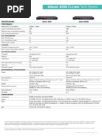 Alteon D Line 5820 5424 Tech Spec | PDF | Central Processing Unit ...
