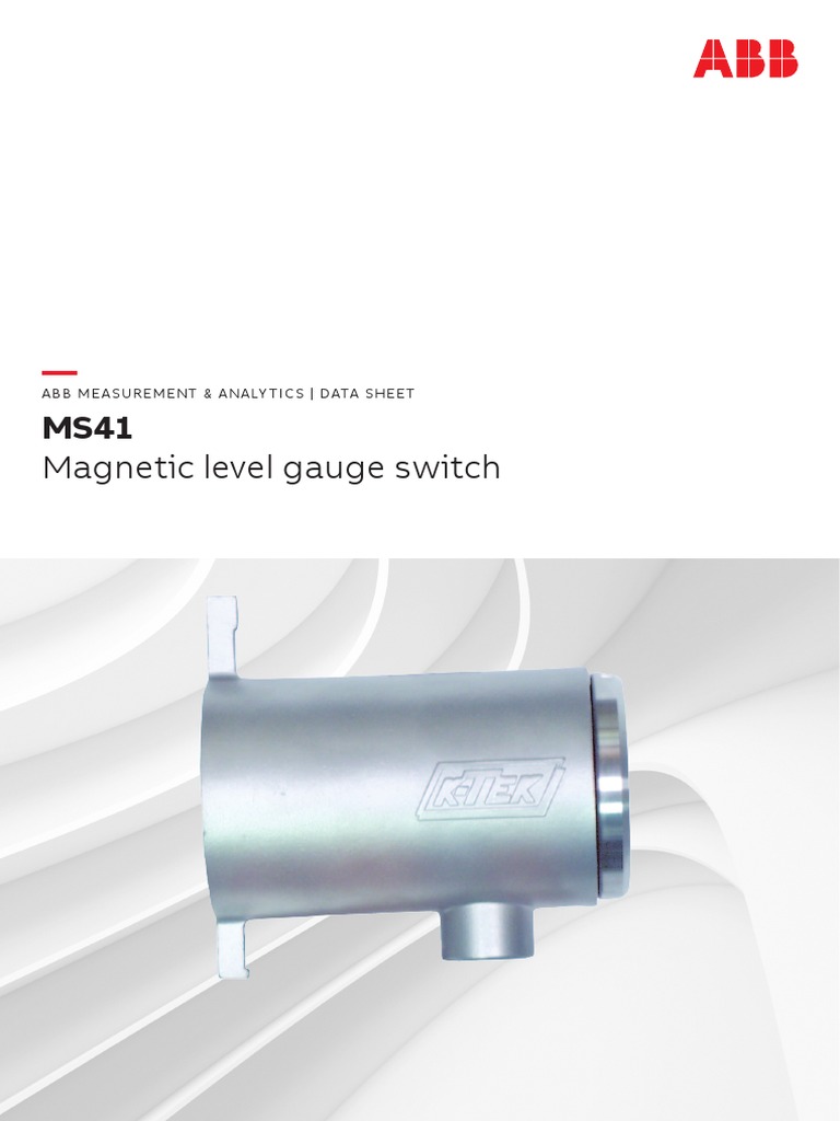 Abb MS41 | PDF | Switch | Nature