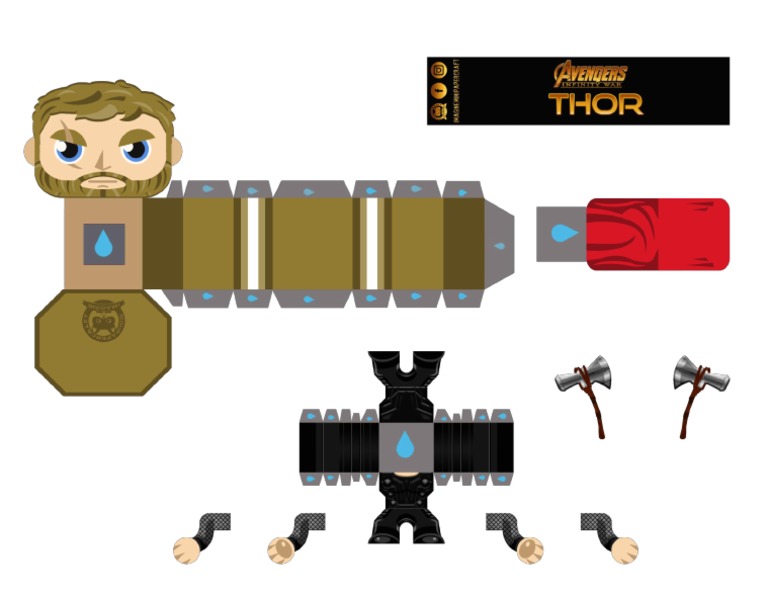 Thor (Stormbreaker) by Imagine Minipapercraft | PDF