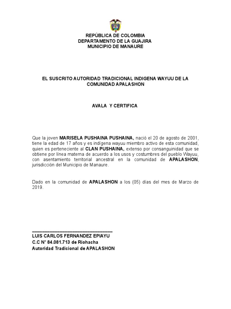 Aval Kaimara | PDF | Colombia