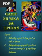 Grade 11 - Conative, Informative at Labeling Na Gamit NG Wika | PDF