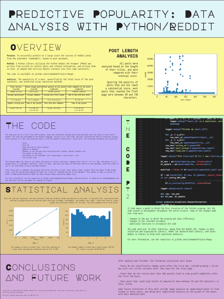 Poster PDF | PDF | Databases | Regression Analysis