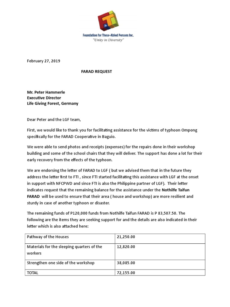 Letter of Request | PDF