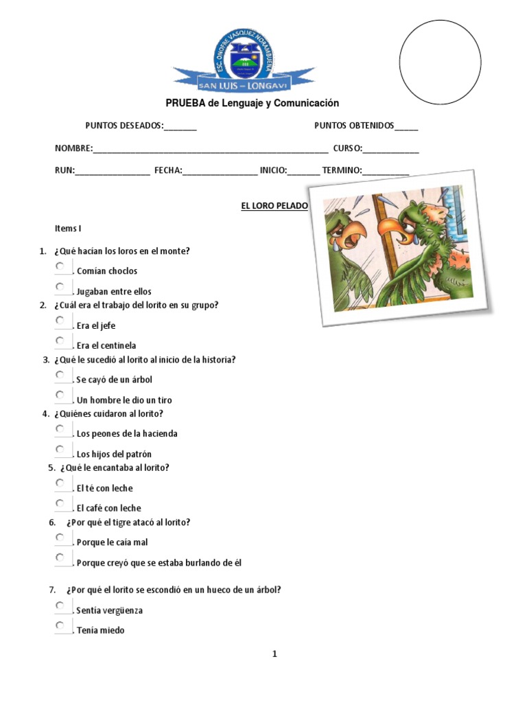 Prueba El Loro Pelado | PDF | Ocio