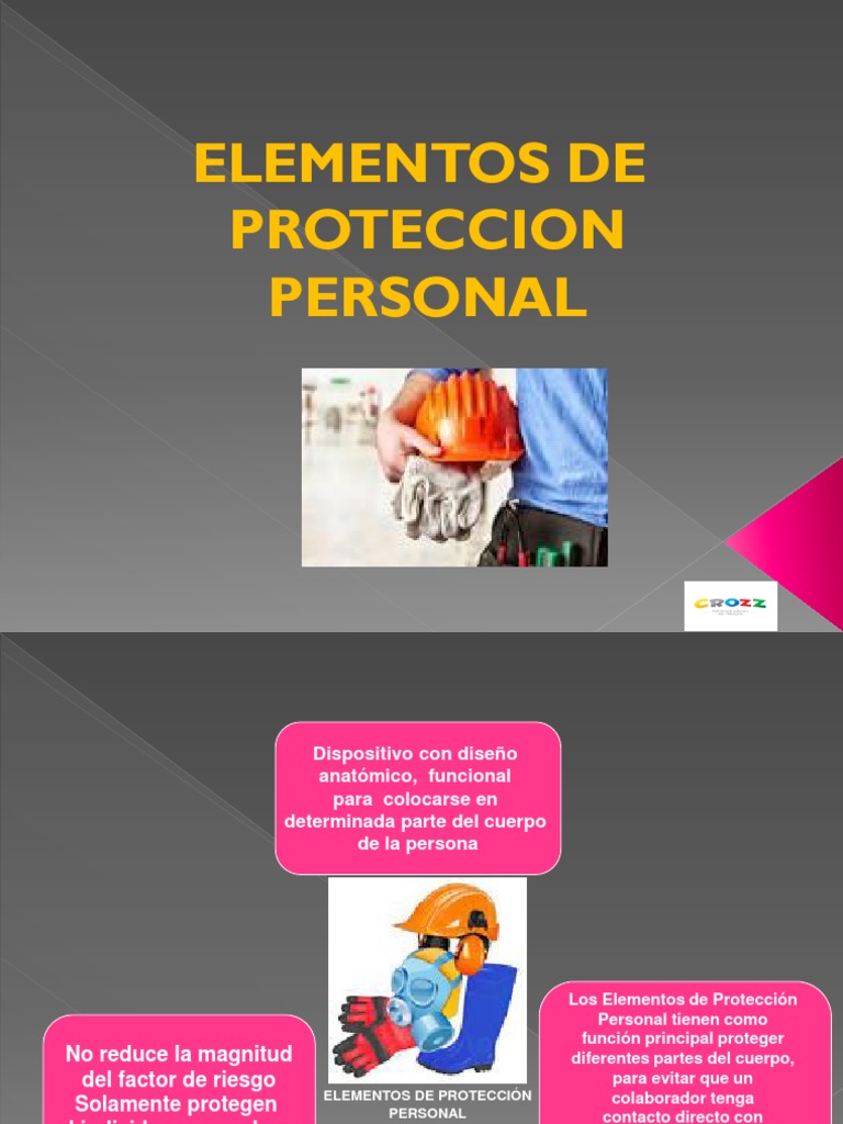 Presentacion Epp | PDF | Factores humanos y ergonomía | Naturaleza
