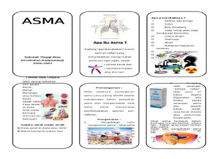 Leaflet ASMA Bronkial | PDF