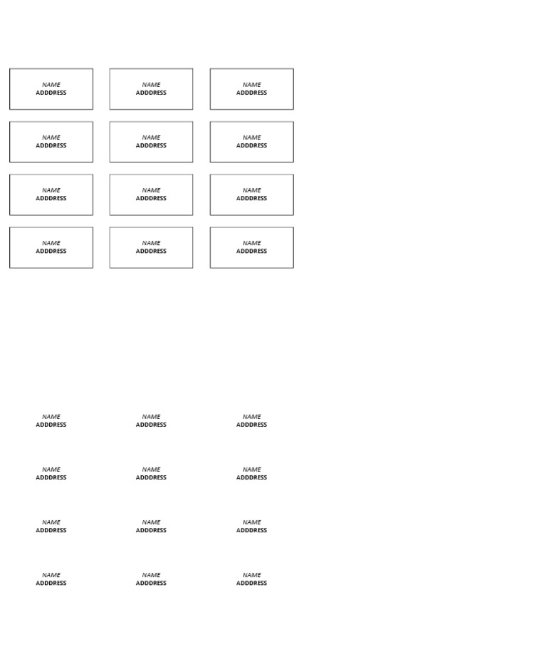 Label Nama 4X4 | PDF