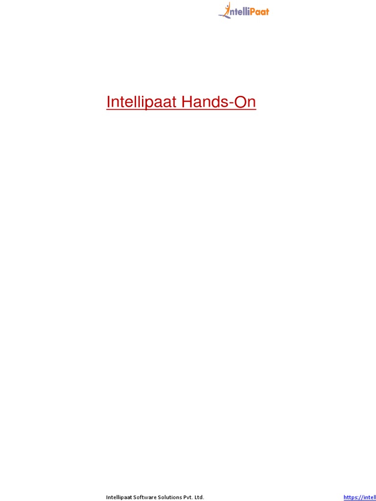 Intellipaat Hadoop Lab Exercises Guide | PDF | Apache Hadoop | Map Reduce